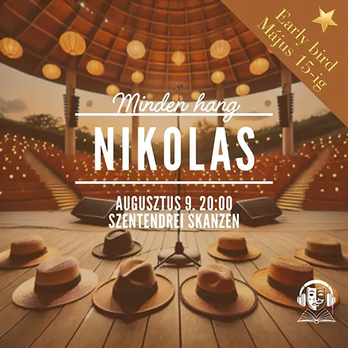 …minden hang NIKOLAS – Takács Nikolas koncertje